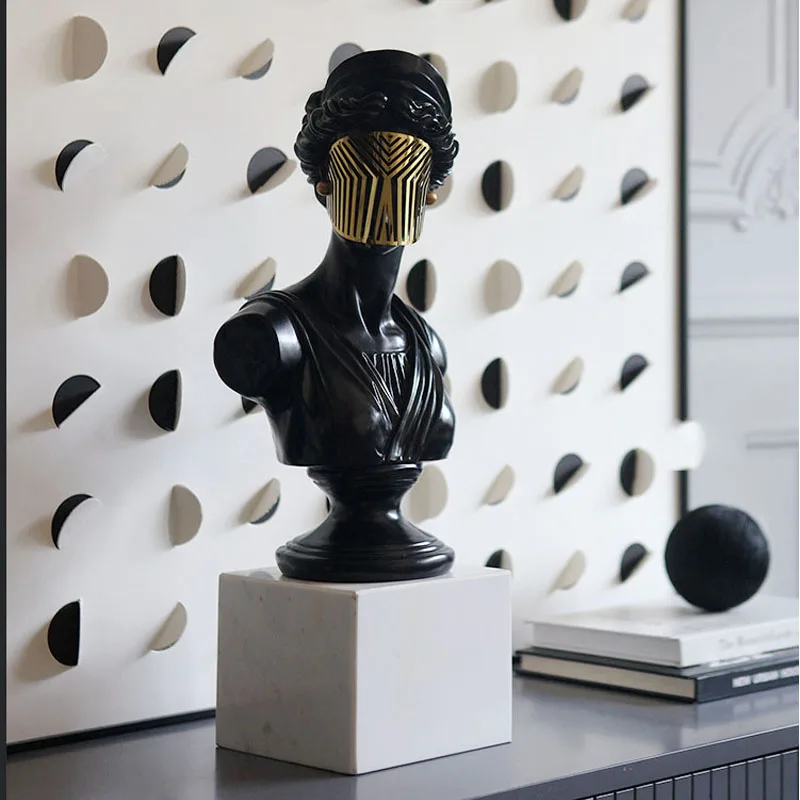 Modern Ancient Greek Venus Character Abstract Art Sculpture Living Room ...