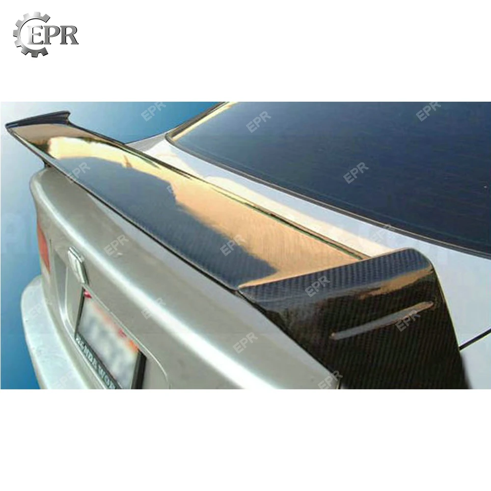 Buy Carbon Wing Lip For Honda EK Civic 4Door Mugen Carbon Fiber Rear ...
