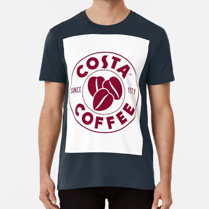 Costa Coffee T shirt costa coffee costa coffee caffeine logo ...