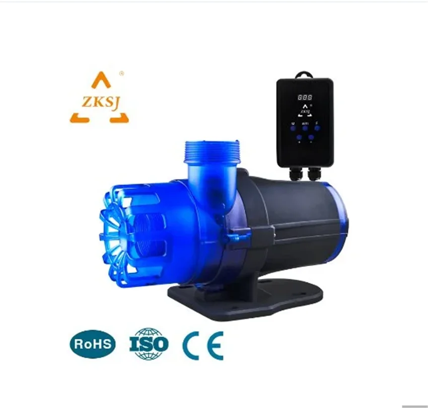 ZKSJ Electric DC 24V High Pressure Aquarium Submersible Water Pump Reef ...