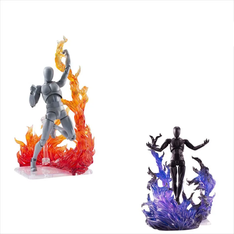 Flame Impact Effect Model Action Figure Fire Scenes Toys Special Effect ...