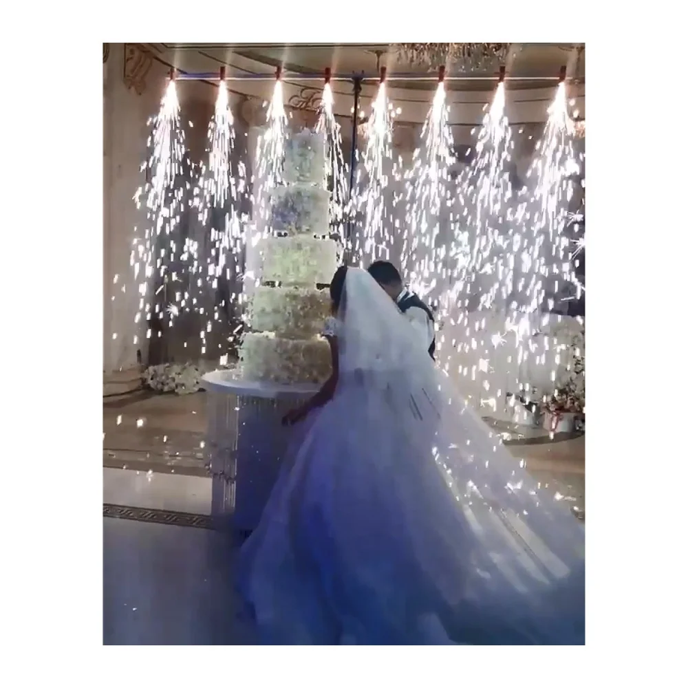 Lighting And Tulle Waterfall Effect