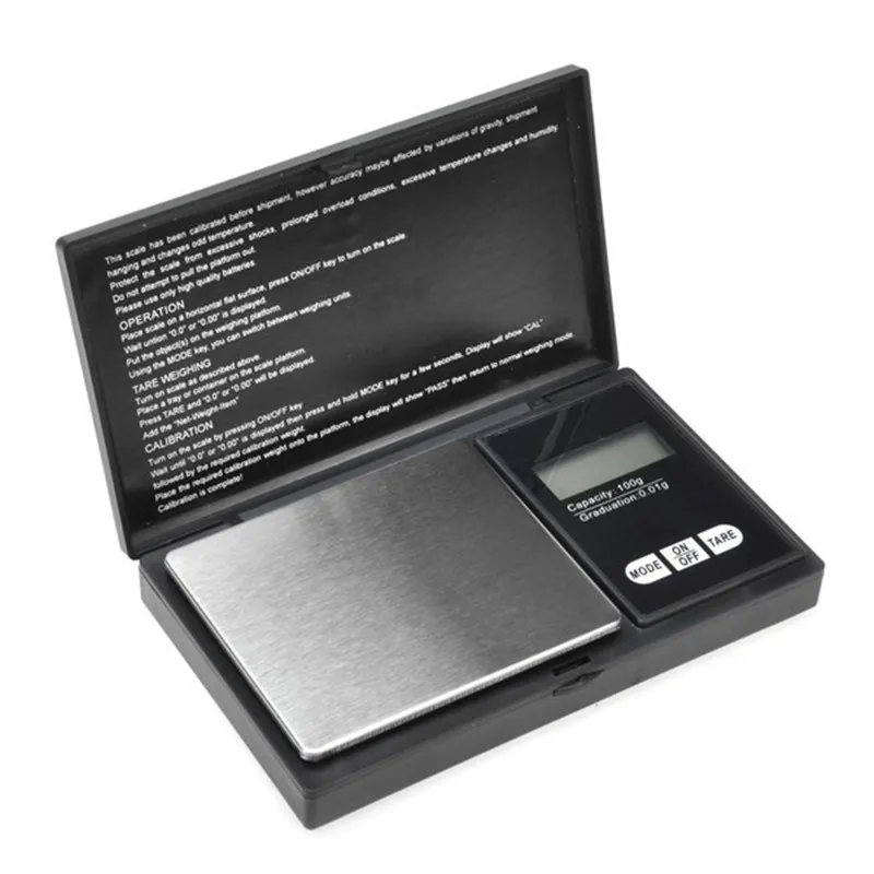 Electronic Digital Jewelry Scale Lcd Display Mini Pocket Precision ...