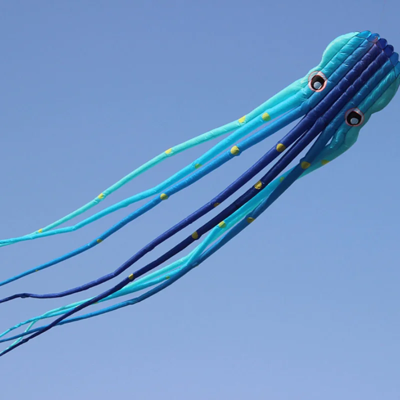 High Quality 15m Crystal Octopus Kite Soft Inflatable Kite Animal Kite ...