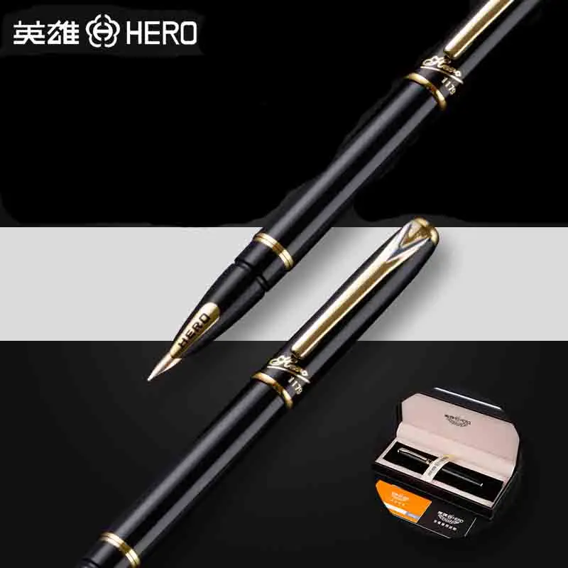 Hero 1179 Luxury 10k Golden Nib Fountain Pen 0.5mm High Quality ...