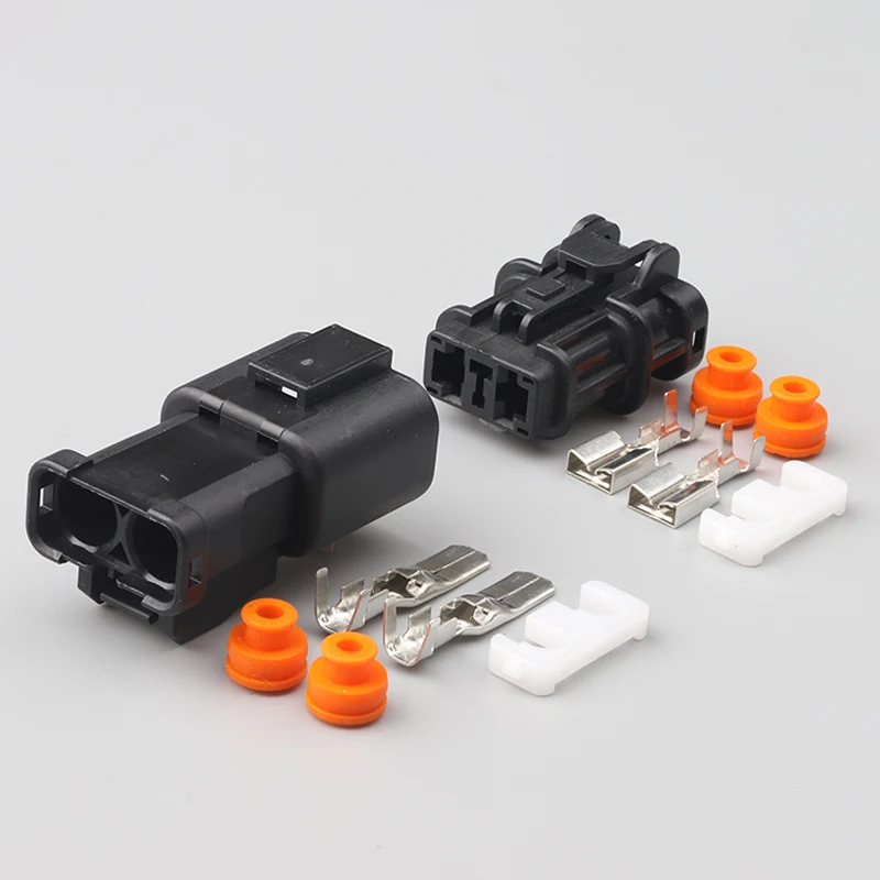 7123-6423-30-Female-Male-Kit-Automotive-Connector-2-Pin-Electrical-Plug ...