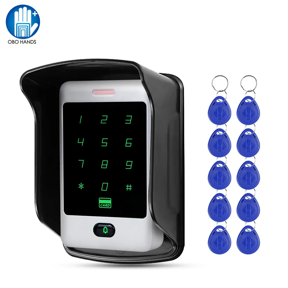 Metal Waterproof RFID 125KHz Standalone Access Control Keypad Door ...