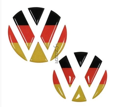 Car Logo Decorated Sticker German Flag For Volkwagen Golf 7 Z2CA419|car ...