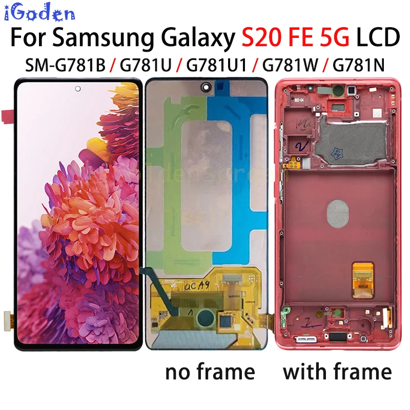 For Samsung Galaxy S20 FE 5G LCD Display SM G781B Touch Screen ...