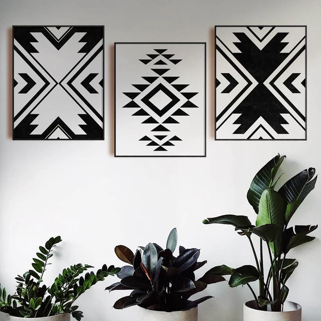 Aztec Print Paintings