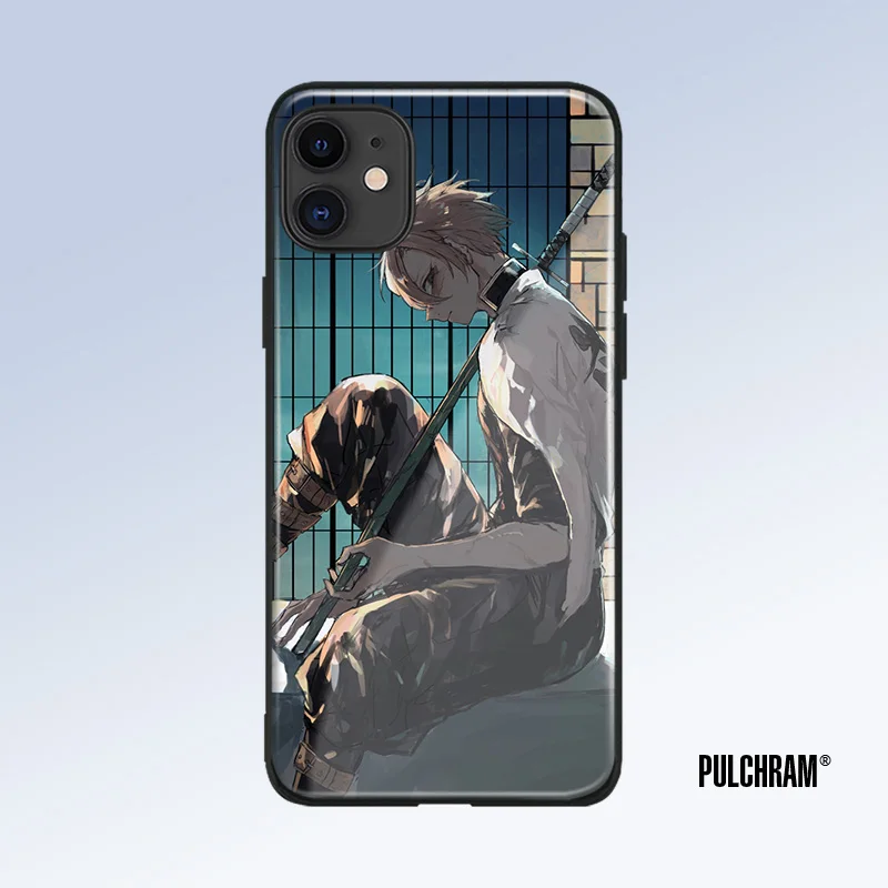 Shinazugawa Sanemi Kimetsu no Yaiba glass phone case for iPhone SE 6s 7 ...
