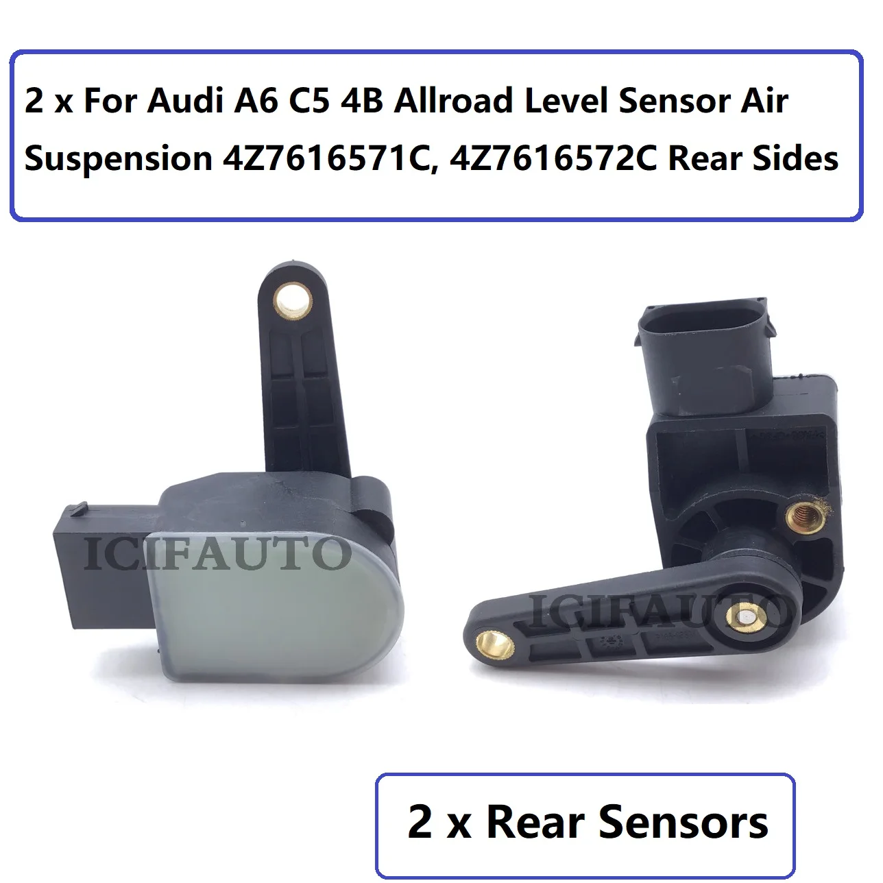 1-2-Pcs-for-Audi-A6-C5-4B-Allroad-Rear-Hight-Level-Sensor-Air ...