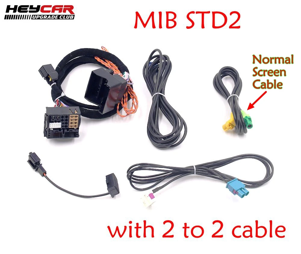 Mib Std2 Zr Nav Discover Pro Radio Adapter Cable Wire Harness With 2 To ...