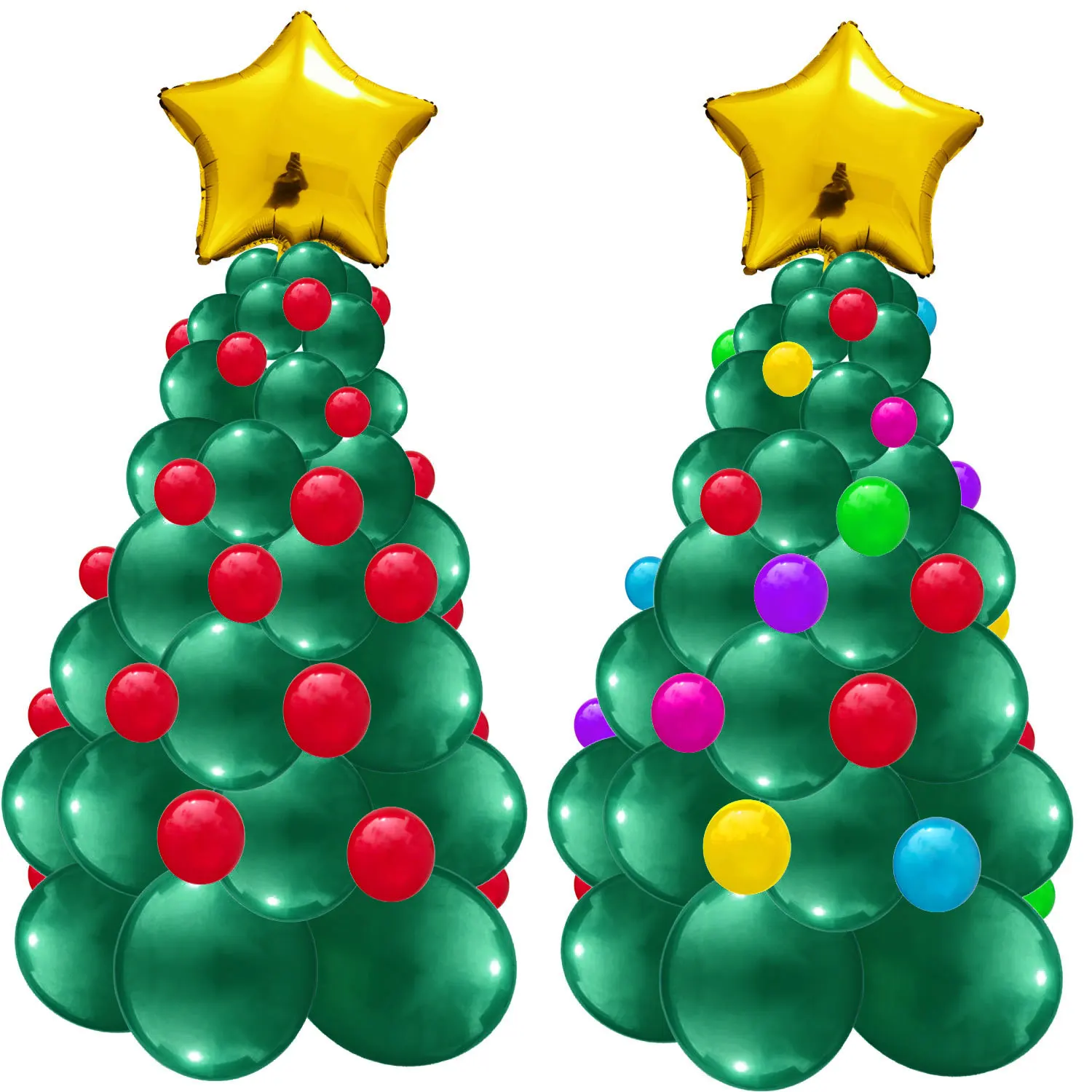 Sapin de Noël,Ballons pour arbre de noël 2022, décoration pour la ...