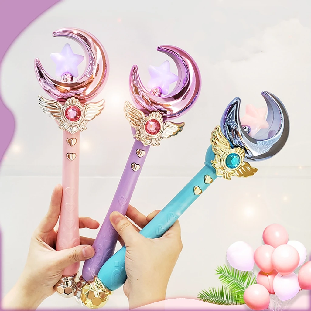 Light Music Magic Stick Scepter Girl Toy Flash Children Luminous Toy ...