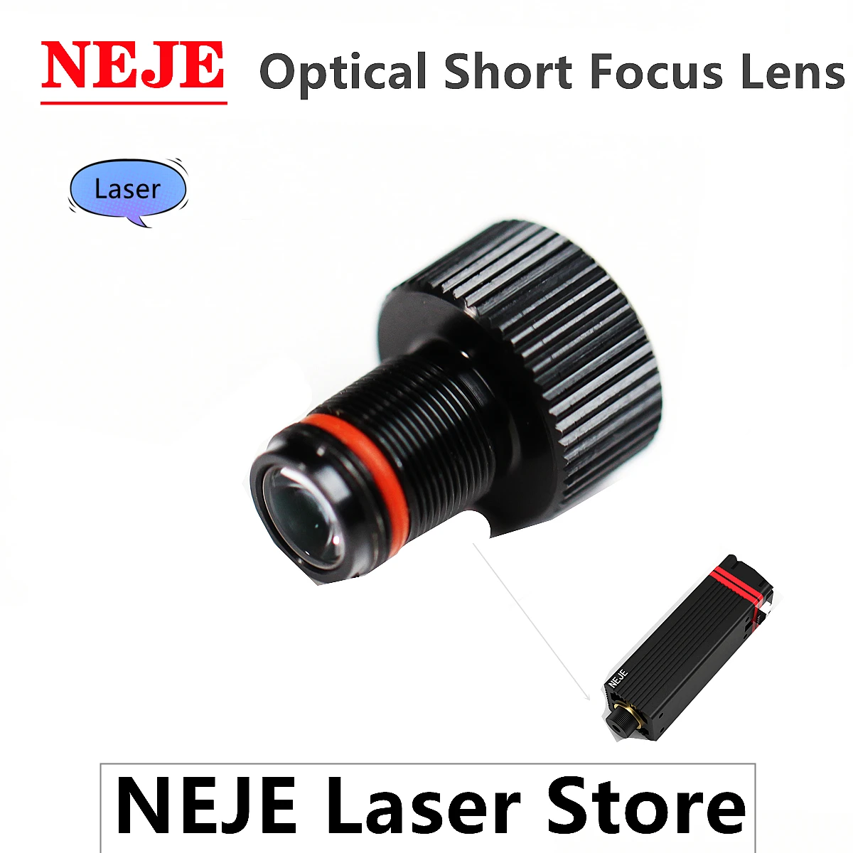 NEJE Optical Short Focus Lens for Master N30610/B30635 Laser Engraving ...