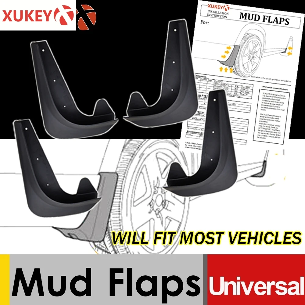 Universal-Mudflaps-Mud-Flaps-Flap-Splash-Guards-Mudguards-Car-Auto-Van ...