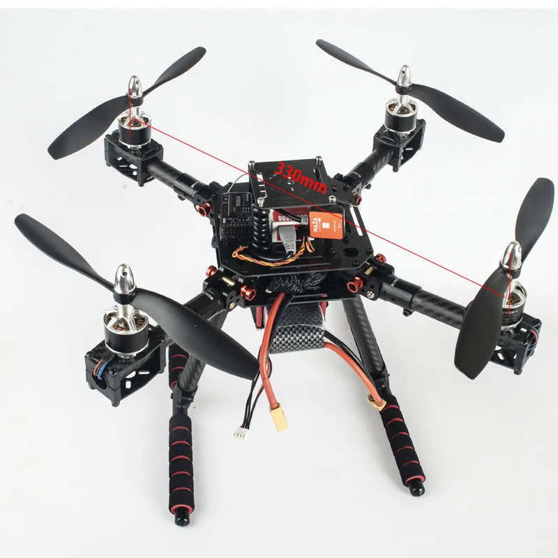 Flyroun-Dron-LX330-330-con-sunnysky-2212-8045-accesorio-para-cuadric ...