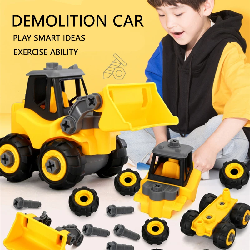 Diy Disassembly Combination Screw Car Models Assembled Engineering ...