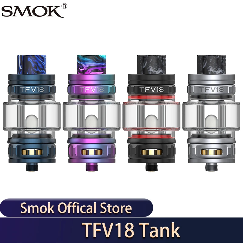 Original-SMOK-TFV18-Sub-Ohm-Tank-7-5ml-DL-RDL-Vaping-Electronic ...
