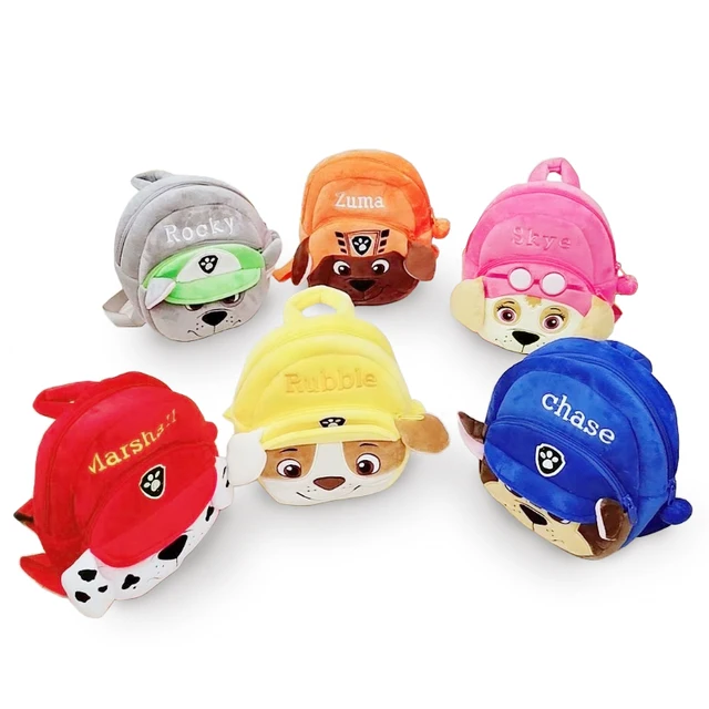 Paw Patrol Dog Cartoon Plush Backpack Skye Chase Small School Bag ...
