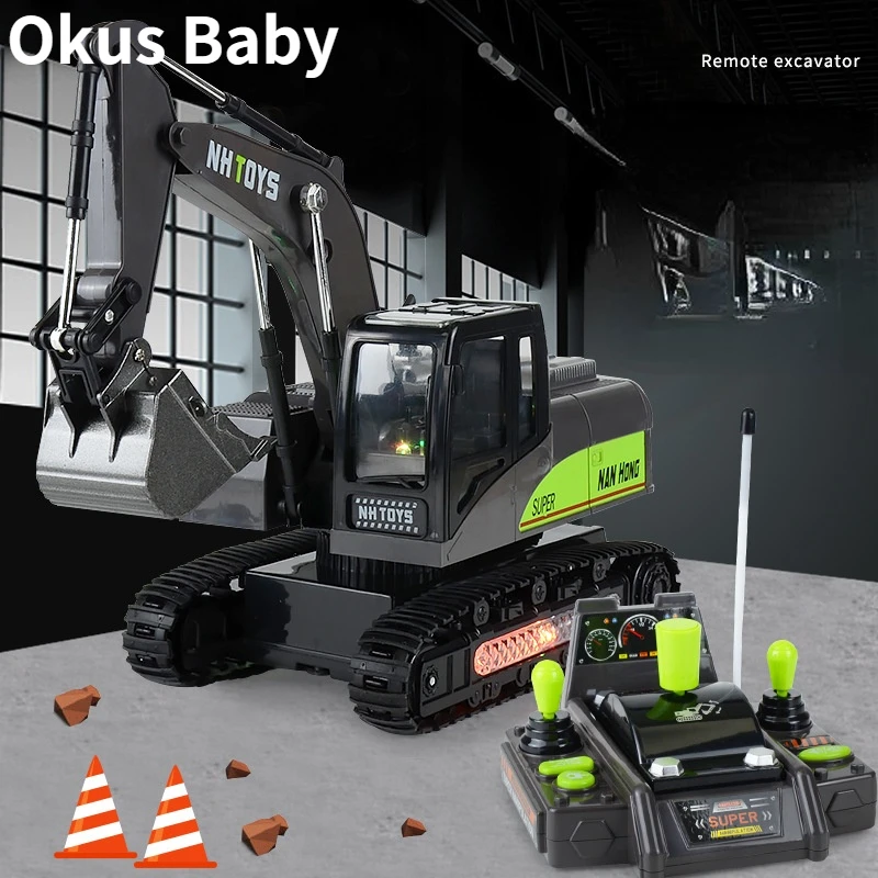 Brand-New-8-channel-Remote-Control-Alloy-Crawler-Excavator-Console ...