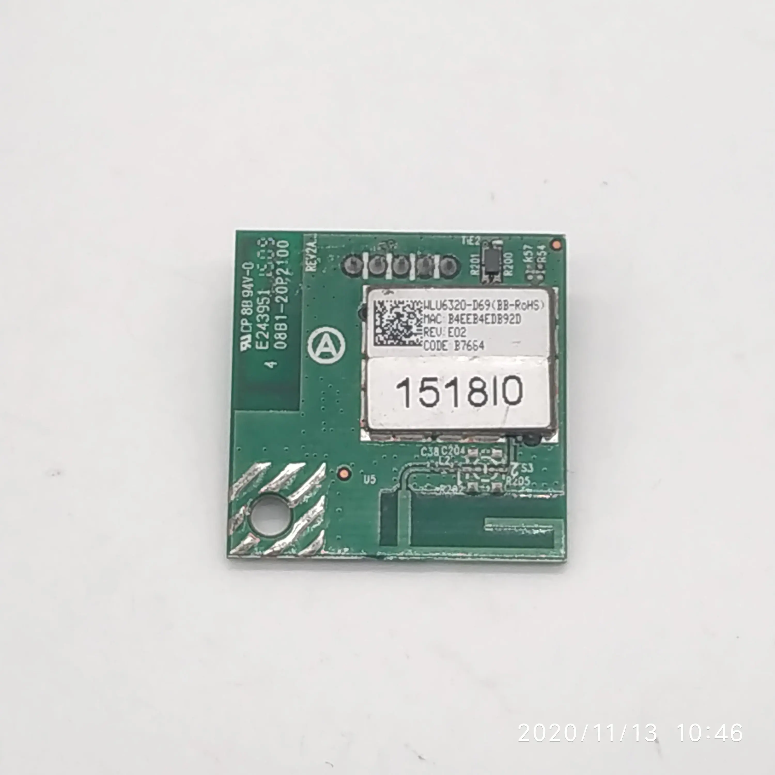 Carte WIFI WLU6320-D69 RoHS pour Module LAN sans fil epson, ET-2650, XP ...