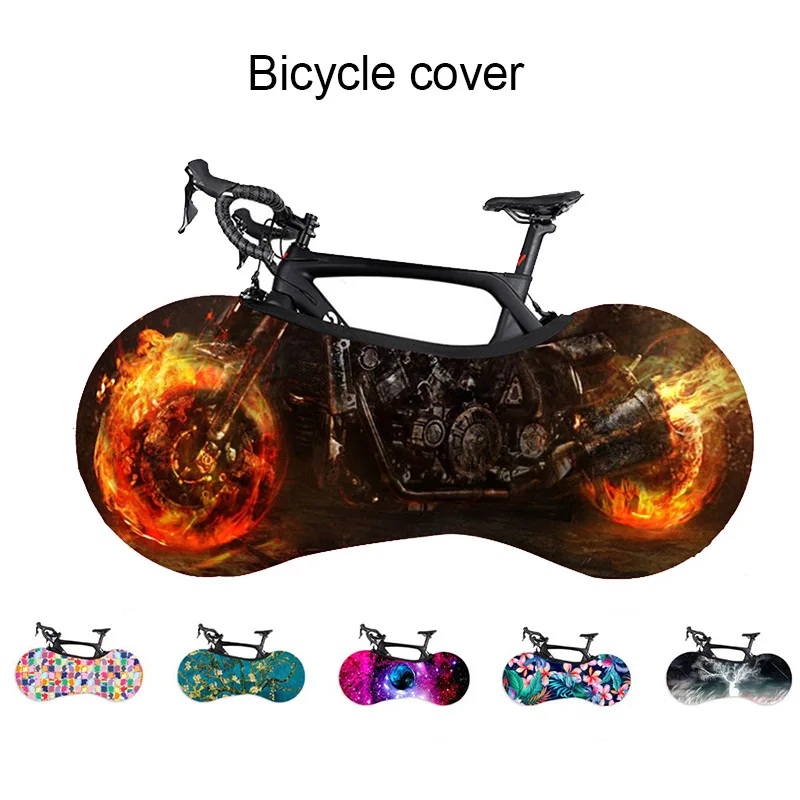 자전거 보호대 커버 Mtb 도로 자전거 액세서리 안티 먼지 바퀴 프레임 커버 스크래치 방지 스토리지 가방 15862cm 자전거