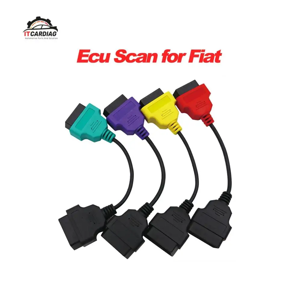 For Fiat ECU Cables for FIAT ECU Scan & Multiecuscan Adaptor OBD2 ...