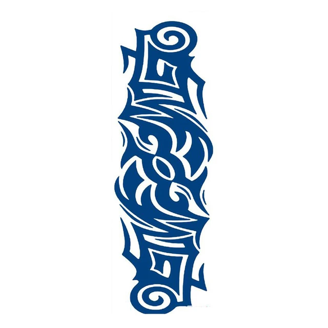 Blue Tribal Tattoos For Men