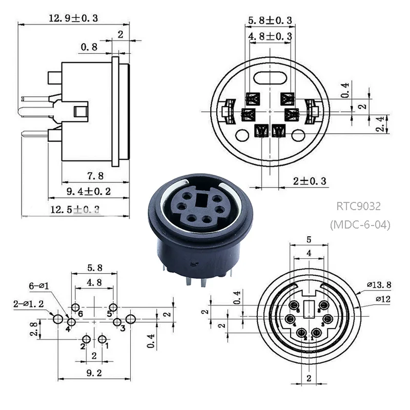 6 Pin Din Pinout