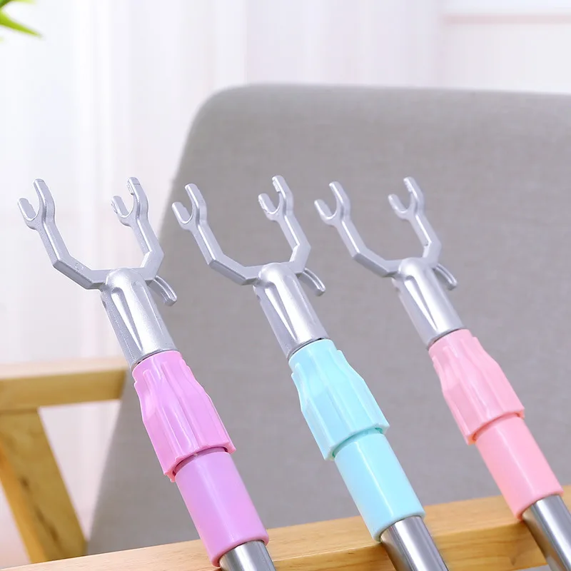1pcs Aluminum Alloy Clothes Rack Hanging Clothes Fork Thickened 19mm ...