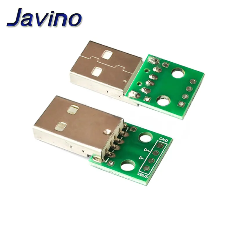 Type A USB Male To DIP 2.54MM PCB Board Power Supply DIY Adapter ...