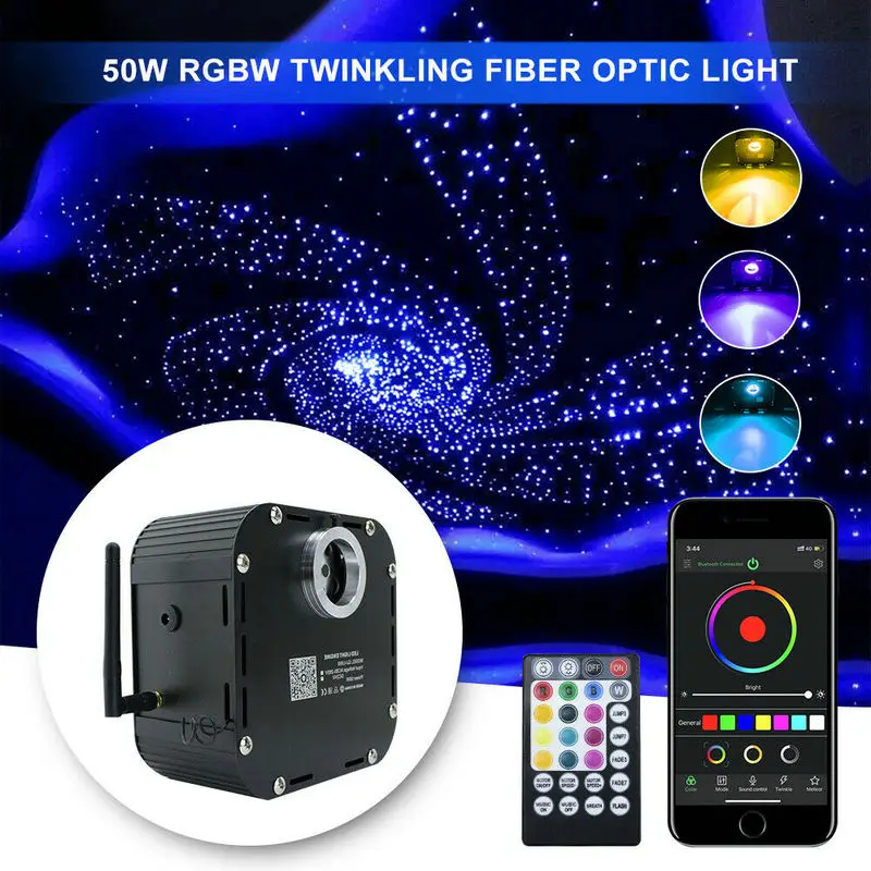 50W-RGBW-4-Speed-Twinkle-LED-Fiber-Optic-Star-Ceiling-Light-Engine ...