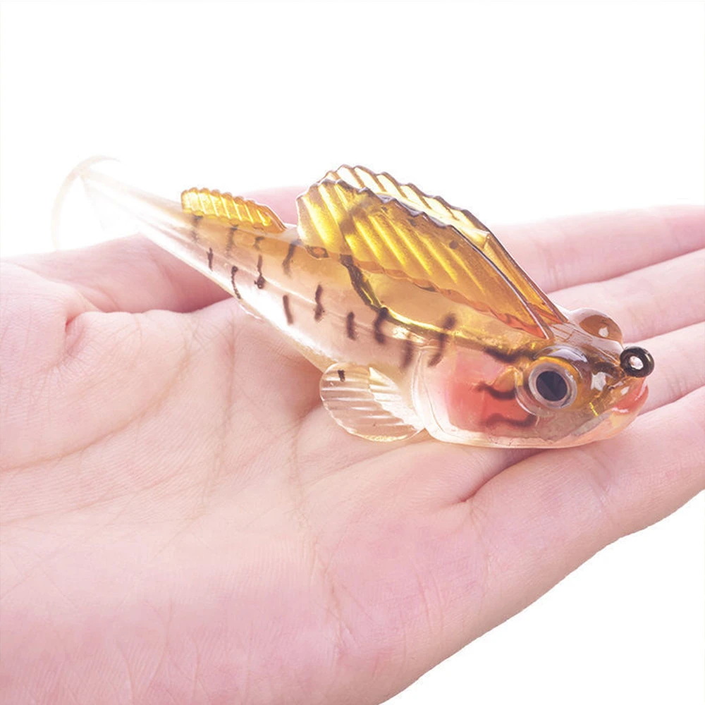 Lead Head Soft Bait Goby Fishing Lure 6.5cm 12g 9cm 22g Swimbaits Fish ...