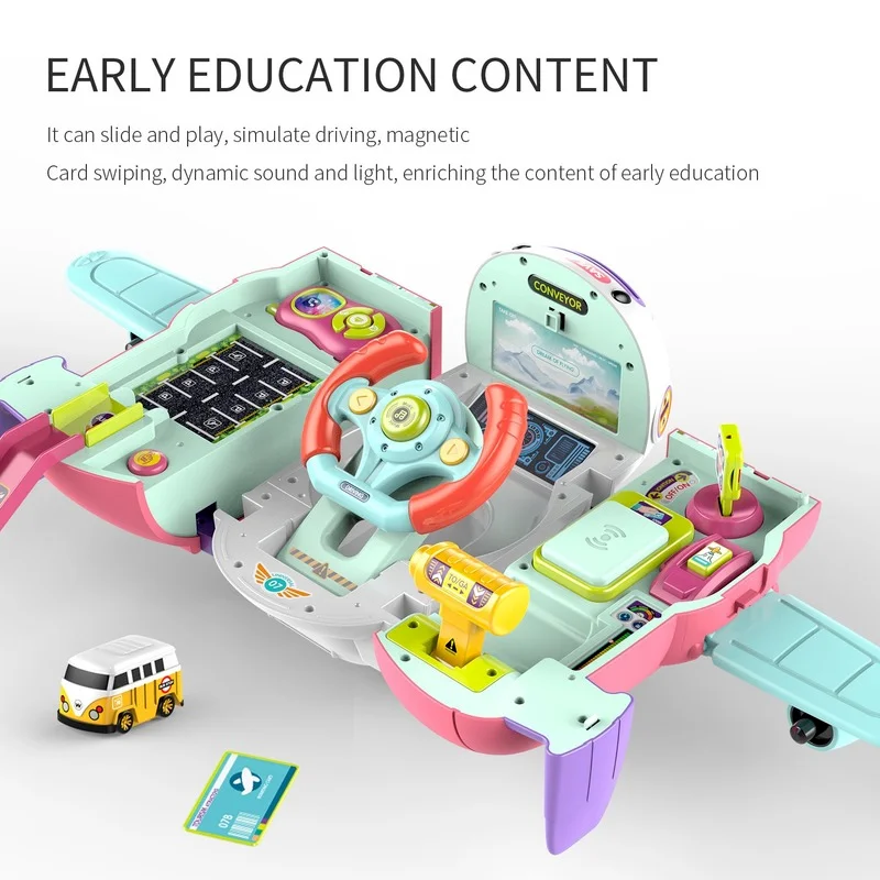 FTL™ Airplane Pilot Driving Simulation Play Set - FunToyLab
