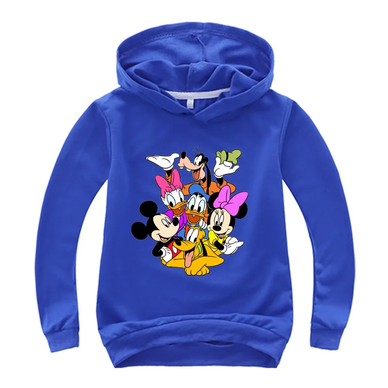 Sudadera con capucha para niños y niñas, ropa con estampado de Mickey ...