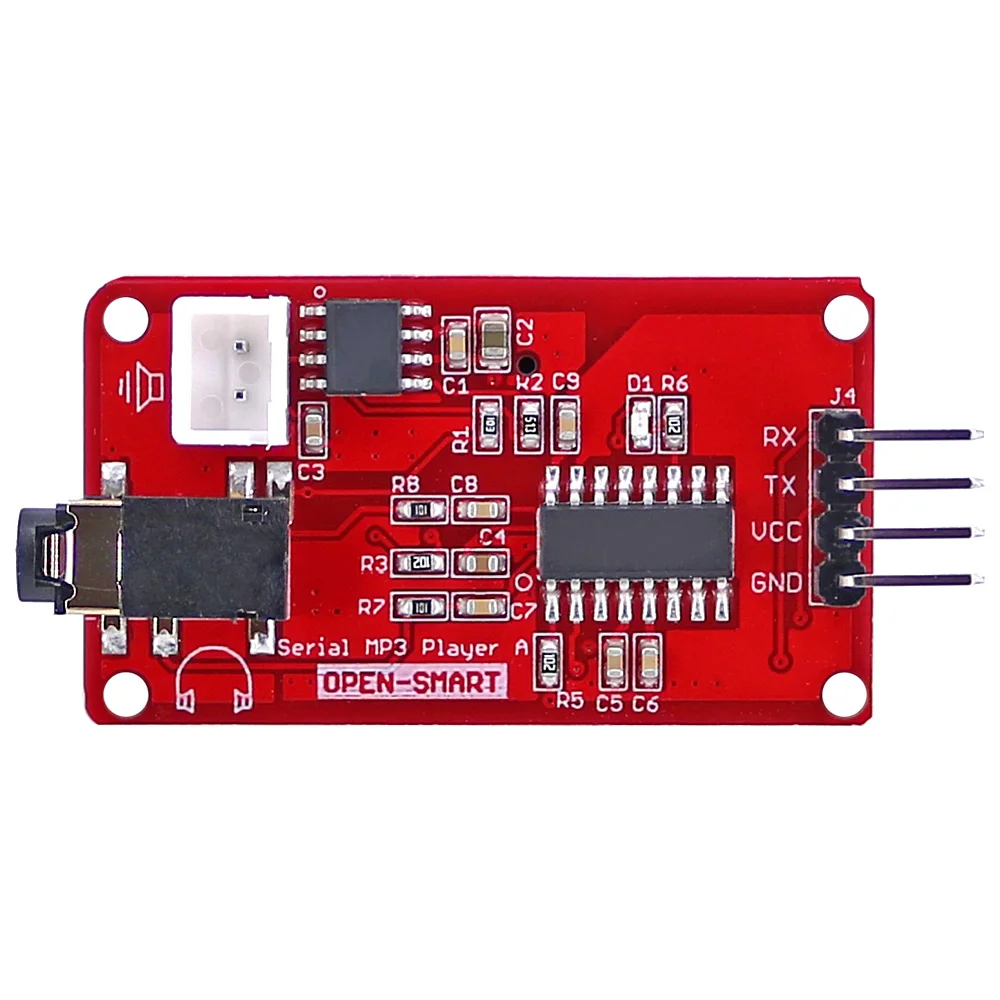 UART-Serial-MP3-Music-Player-Module-Onboard-3W-Monaural-Amplifier ...