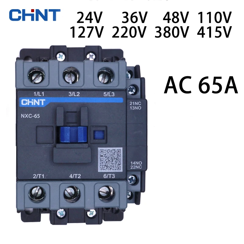 Chint Nxc-65 Contactor 65a Ac 24v 36v 48v 110v 127v 220v 380v 415v Compatible With The Old Cjx2 ...