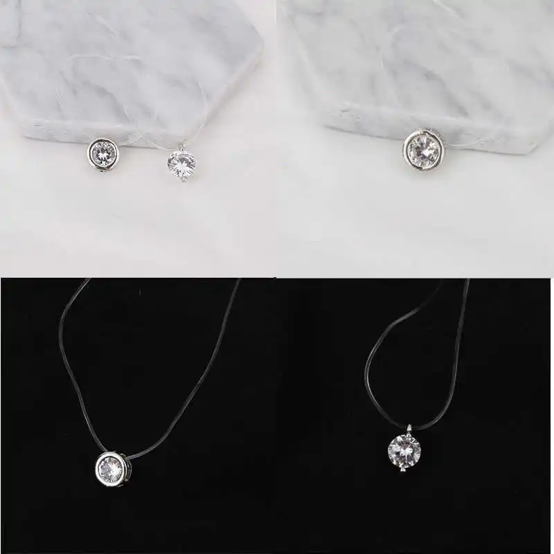 Collar de clavícula para mujer, cadena de cuello con colgante de ...