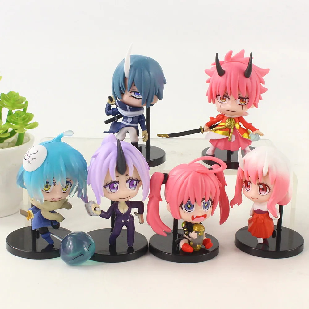 6Pcs-Set-Anime-That-Time-I-Got-Reincarnated-As-A-Slime-Shion-PVC-Model ...