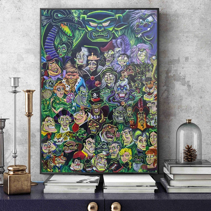 Classic Villains Cartoon Wall Art: The Ultimate Guide to Bringing ...