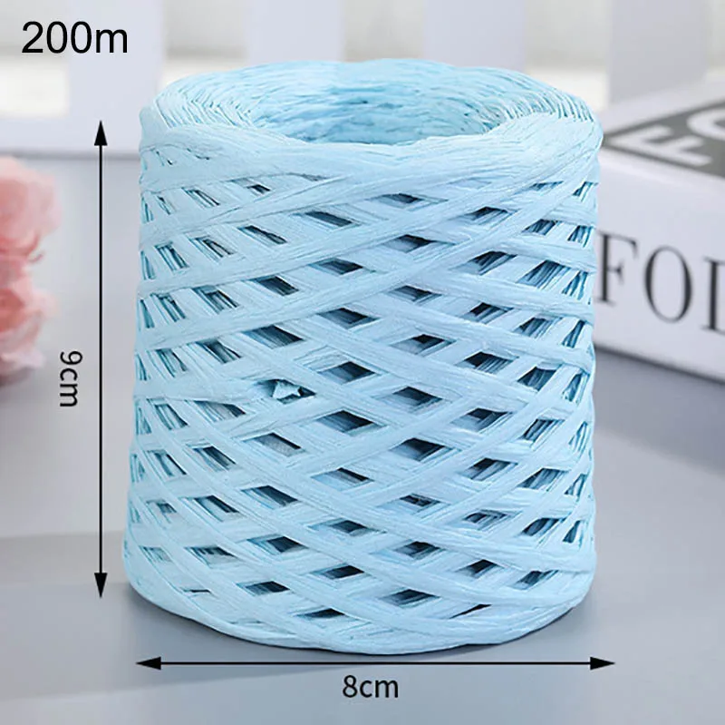 Pelotes de laine,Papier écologique tricoté à la main, 200M, bricolage ...