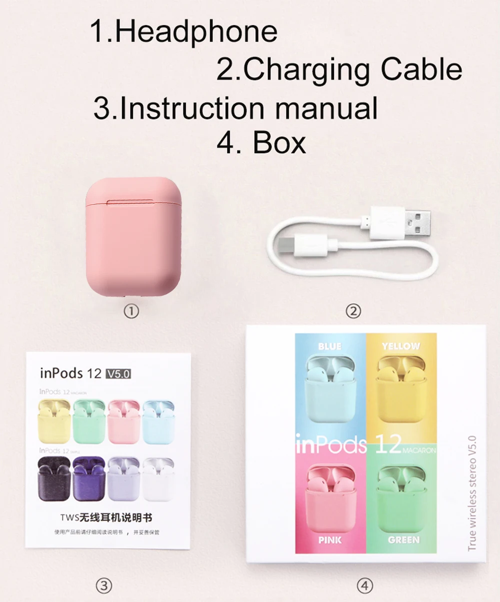 Venta > manual i12 tws en español > en stock