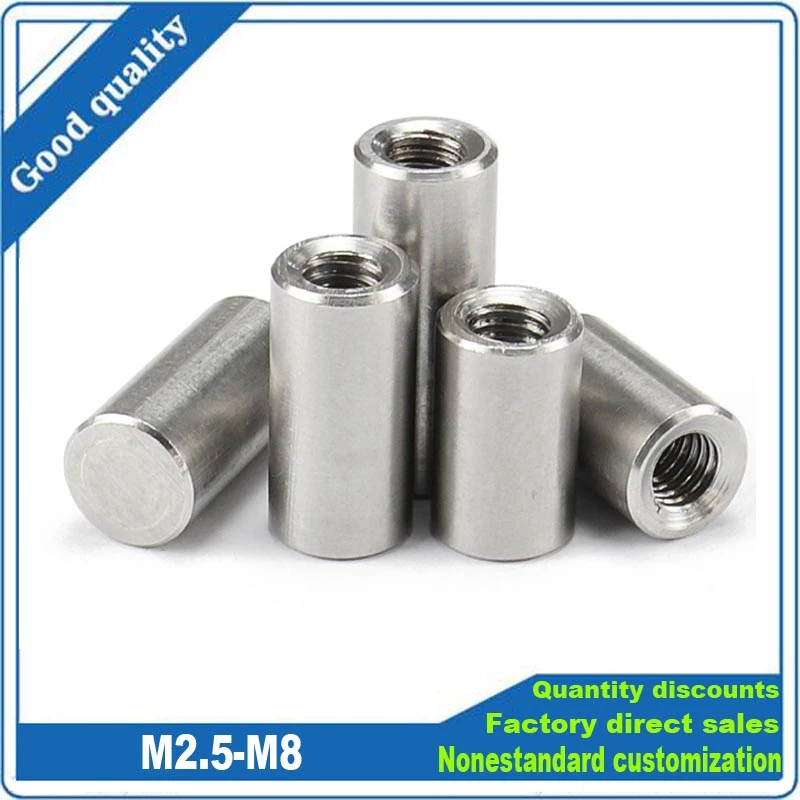 2/5pcs M2.5 M3 M4 M5 M6 M8 304 A2-70 Stainless Steel Parallel Pins With ...