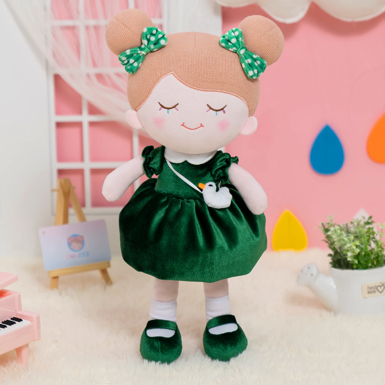 Starpony 15" Baby Doll Toy For Girls Plush Dolls Stuffed with PP Cotton ...