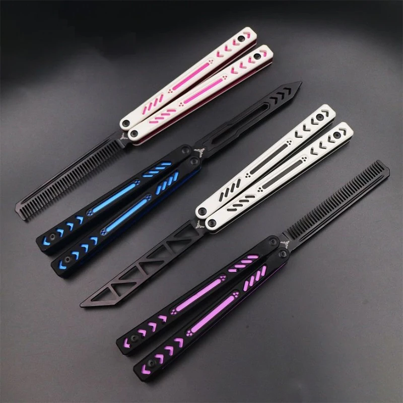 Ether-High-End-G10-Butterfly-Training-Faca-com-Al-a-De-Alum-nio ...