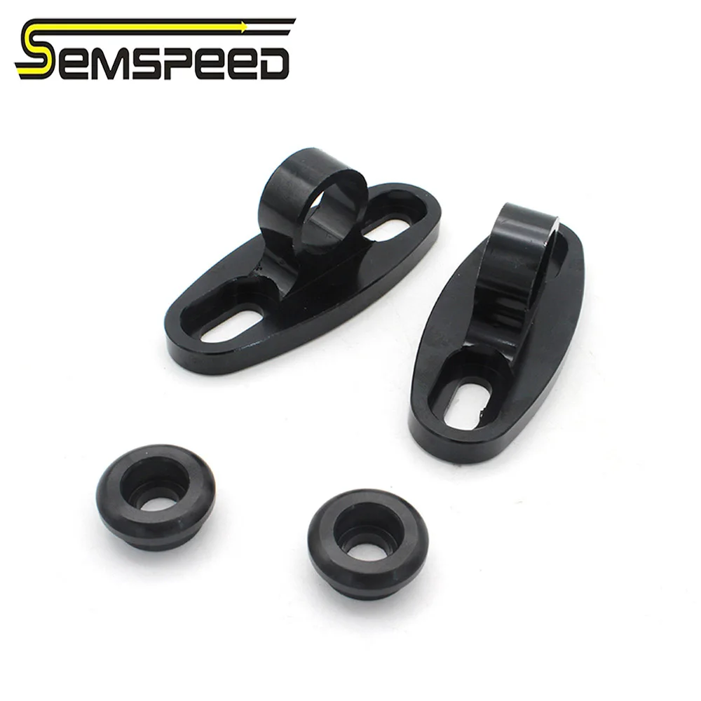 Semspeed Motorcycle Mirror Adapter Side Mirrors Fairing Adaptor Mounts ...