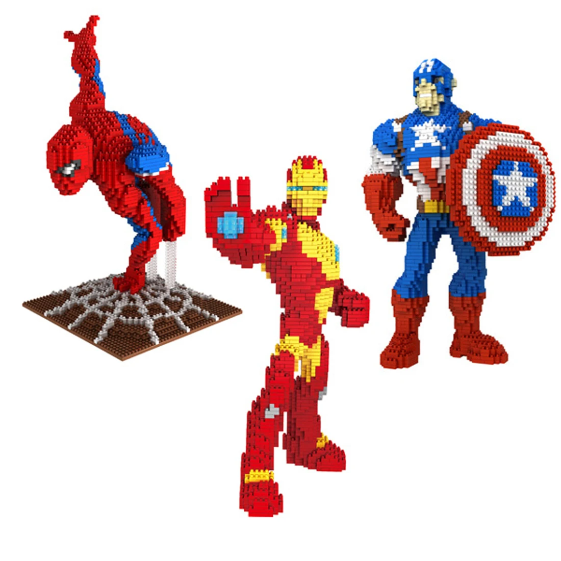 Micro Block Marvel Super Heroes | Mini Blocs Construction Marvel ...