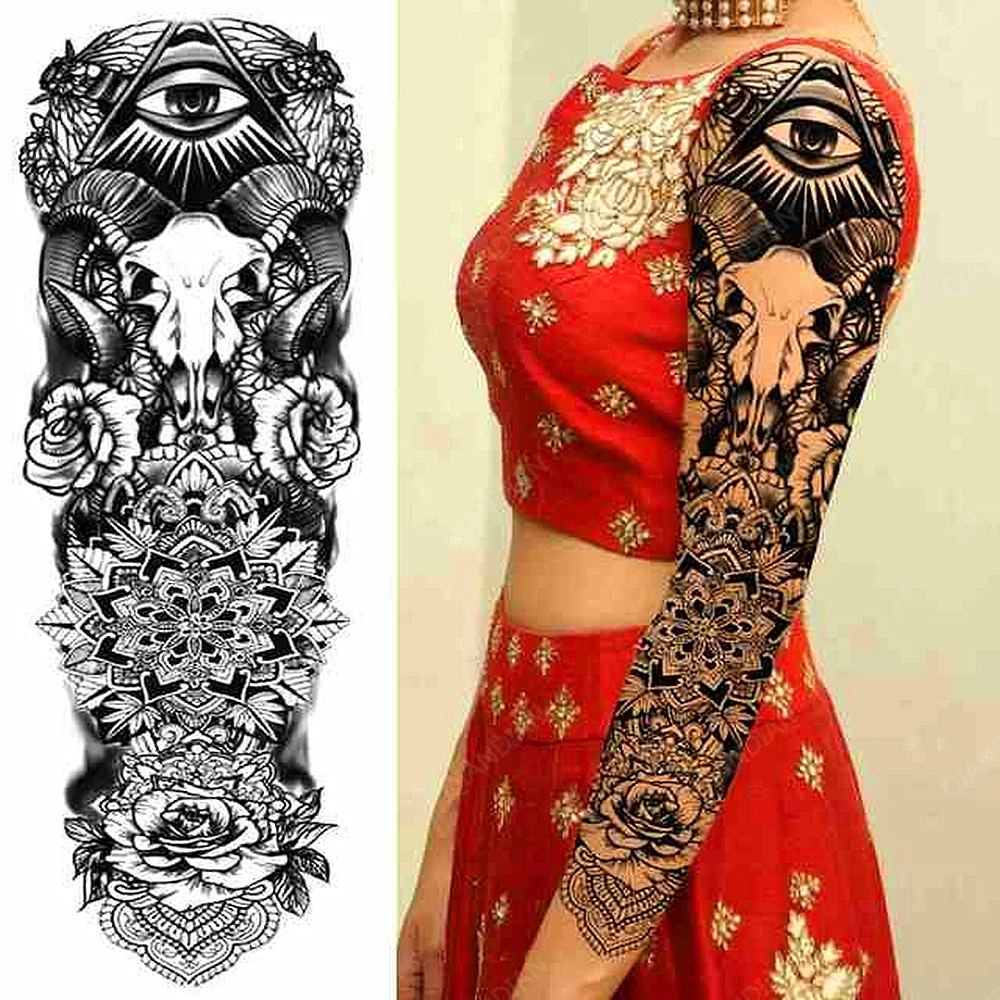 Girl Hipster Sleeve Tattoos